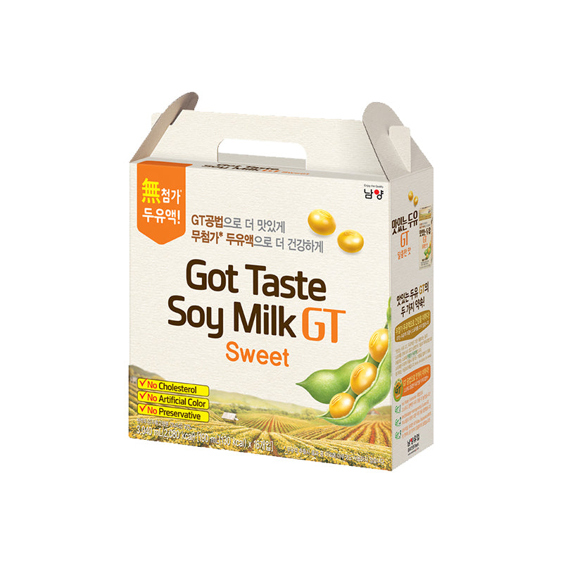 NAMYANG GT Plain Sweet Soy Milk 190mL 16Pack – more-trading